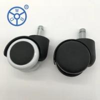 China Furniture Plate Nylon Casters Set Of 4 PA Wheels 100 Lbs Load Capacity 40KG Loaded Capacity for sale