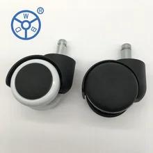 China Furniture Plate Nylon Casters Set Of 4 PA Wheels 100 Lbs Load Capacity 40KG Loaded Capacity for sale