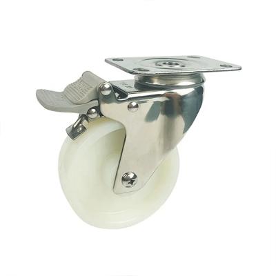 China Heavy Duty American Solid Core Casters  / Casters  For Furniture 120-250KG Load Capacity Ball Bearing for sale