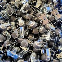 China 75mm TPR Furniture Swivel Casters For Chairs Cabinets for sale
