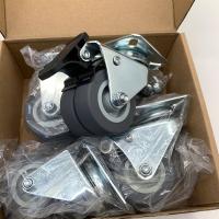 China 50MM Single Gray TPR 132LBS Load Capacity Rubber Casters for sale