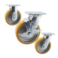China Iron Wheel Center 100mm Heavy Duty ICaster Durable Heavy Load Casters Providing Smooth Mobility and Industrial Strength for sale