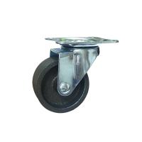 China 75mm Cast Iron Light Duty Casters 360 Degree Rotating With Side Locking for sale