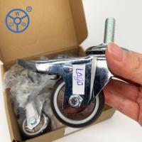 China 1.2 Inch Silent Non Rotating Rigid TPR Casters For Small Pulleys for sale