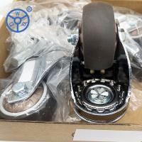 China 1.2 Inch Silent Non Rotating Rigid TPR Casters For Small Pulleys for sale