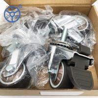 China 1.2 Inch Silent Non Rotating Rigid TPR Casters For Small Pulleys for sale