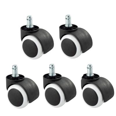 China Efficiently Designed Office Chair Caster Wheels With 40kg Capacity for sale