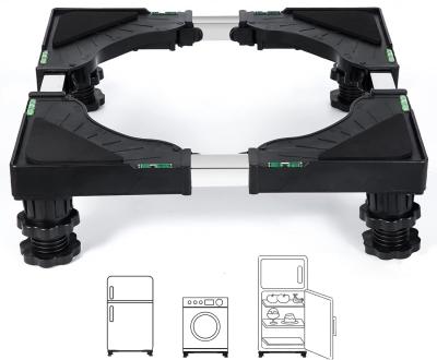 China YlCaster Adjustable Universal Black Mobile Base Fridge Stand with 4 Strong Feet for sale