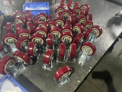 China Heavy Duty Trolley Wheels With Ball Bearing 90mm-125mm for sale