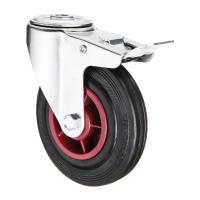 China Steel Casters 100-300KG Load Capacity With 3-8 Rubber Wheels for sale