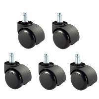 China Smooth And Silent Office Furniture Casters With 3-5 Inch Plastic Or PU Wheels for sale