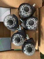 China Eco-Friendly Transparent PU Caster Wheels For Smooth Furniture Movement for sale