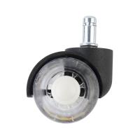China Eco-Friendly Transparent PU Caster Wheels For Smooth Furniture Movement for sale