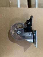 China Swivel Transparent PU Casters Wheels For Furniture With 10-60KG Load Capacity for sale
