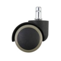 China White / Black Certified Furniture Caster Wheel Plastic With Nylon Wheels for sale