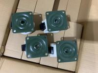 China Industrial Plated Leveling Casters for Heavy Duty Swivel Lock 300 Lbs Load Capacity for sale
