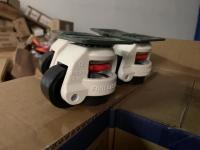 China Industrial Plated Leveling Casters for Heavy Duty Swivel Lock 300 Lbs Load Capacity for sale