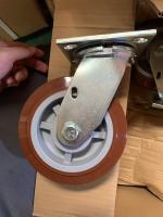 China Industrial Swivel Heavy Duty Casters with TPR / Plastic / Rubber Wheels for sale