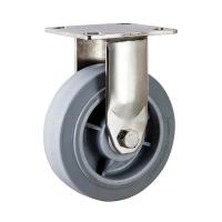 China 90-135kg Capacity Stainless Steel Thread Stem Casters With Bouble Ballrace Bracket for sale