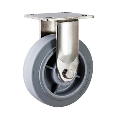 China 90-135kg Capacity Stainless Steel Thread Stem Casters With Bouble Ballrace Bracket for sale