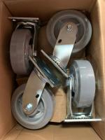 China Noiseless And Wear Resistant Trolley Wheels With M12x15mm Threaded Stem for sale