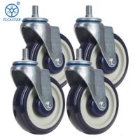 China Polyurethane Wheel Material And Ball Bearing Heavy Duty Caster For Industrial Applications for sale