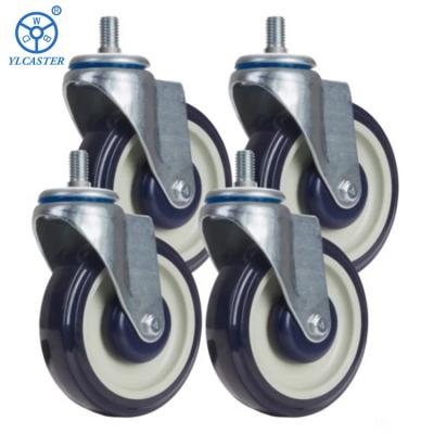 China Polyurethane Wheel Material And Ball Bearing Heavy Duty Caster For Industrial Applications for sale