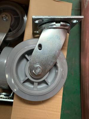 China Industrial Bolt-Hole Casters With Heavy Duty Design And Iron Wheel Center for sale