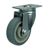 China Capacity Casters 4 Inch Wheel Diameter Top Plate Swivel Radius 3-1/2 Inch For Heavy Loads And High Weight Capacity for sale