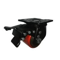 China Top Plate Size 2-6 Inches and 1-4 Inch Wheel Width Industrial Casters for Heavy-Duty Applications for sale
