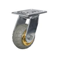 China Top Plate Mounting Type Industrial Casters with Precision Ball Bearing and Swivel Lock for sale