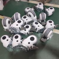 China Transparent Office Chair Caster Stem Furniture Ball Bearing For Transparent Caster for sale