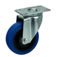 China Stainless Steel Medical Casters White Grey Bolt Hole Spacing 76*61mm For Hospital Equipment for sale