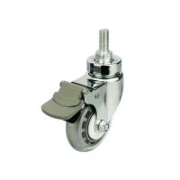 China Plate Medical Casters with Loaded Capacity of 275lbs and Nylon Bracket Material for sale