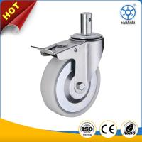China Swivel Casters More Products With Steel Wheel Material And Top Plate Size 100*100*85*85 for sale
