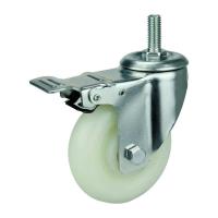 China Zinc Painted Bracket Surface Treament Heavy Duty Casters with Ball Bearing and Iron Wheel Center for sale