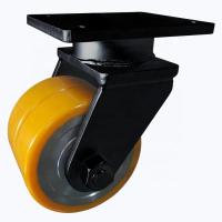 China Zinc-Plating Stainless Steel Casters for Heavy-Duty Load Capacity of 500 Lbs and Mounting Size 75*32Inches for sale