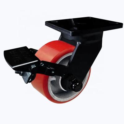 China Top Plate Type Stainless Steel Casters for Heavy Loads 500 Lbs Load Capacity Mounting Size 75*32Inches for sale