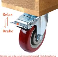 China Trolley Wheels Heavy Duty for Nylon Bearing and Durable Trolley Cart Movement for sale