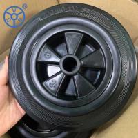 China 150mm Wheel Size Polyurethane Casters Smooth Tread Durable Replacement Wheels Suitable for Heavy Load Carts and Equipment for sale