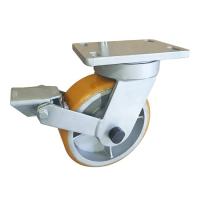 China Plate Mounting Super Heavy Duty Casters 4 X 4.5 Inches Plate Size 7.5 Inches Overall Height Ideal for Warehouse for sale