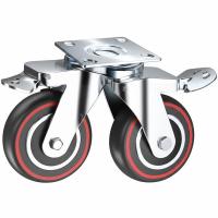 China Expandable Stem Industrial Casters Durable Heavy Duty Wheels for Industrial Machinery Warehousing and Equipment Mobility for sale