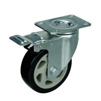 China Zinc Plated Industrial Casters Temperature Range Up To 300°F Durable Heavy Duty Wheels for Industrial Applications and Equipment Handling for sale