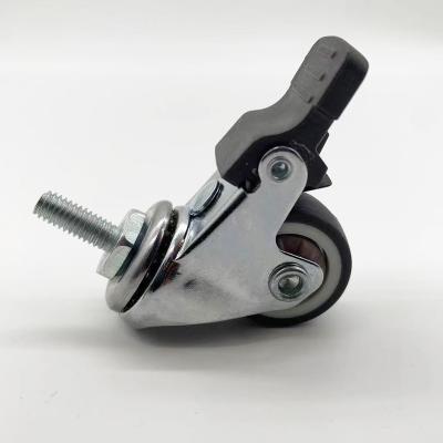 China Blue Rubber Casters Steel Housing Customable Industrial Grade Durable Heavy Duty Replacement Wheels for Equipment and Machinery for sale