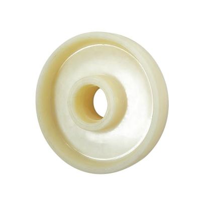 China 194mm Height Polyurethane Casters 2 Inches Wide Hollow Core Wheels Perfect for Material Handling and Equipment Transport for sale