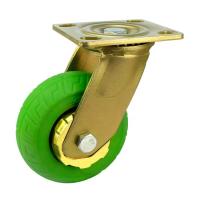 China Plate Mounting Type Nylon Casters Featuring 65mm Wheel Size Perfect for Hand Pallet Truck and Warehouse Material Movement for sale