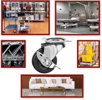 China Solid Core Wheel Casters Designed for Furniture Compatibility Providing Long Lasting Performance and Easy Maneuverability for sale