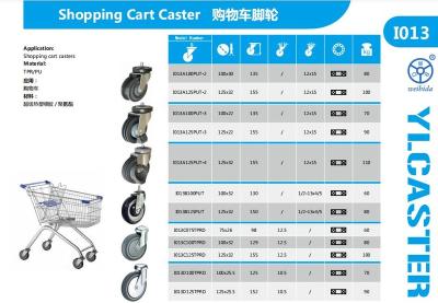 China Outdoor rubber casters wheels featuring rubber pp core wheel material suitable for industrial carts and outdoor machinery for sale