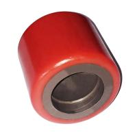 China 5 Inches Overall Height Polyurethane Casters Offering 1000 Lbs Load Capacity and 2 Inches Wheel Width Strong Wheels for Heavy Duty Warehouse for sale