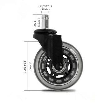 China Ball Bearing Polyurethane Casters Featuring PU Iron Wheel Material and Loaded Capacity Ranging 450 to 850kg for Industrial for sale